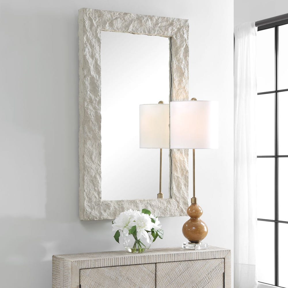 wide rectangular mirror